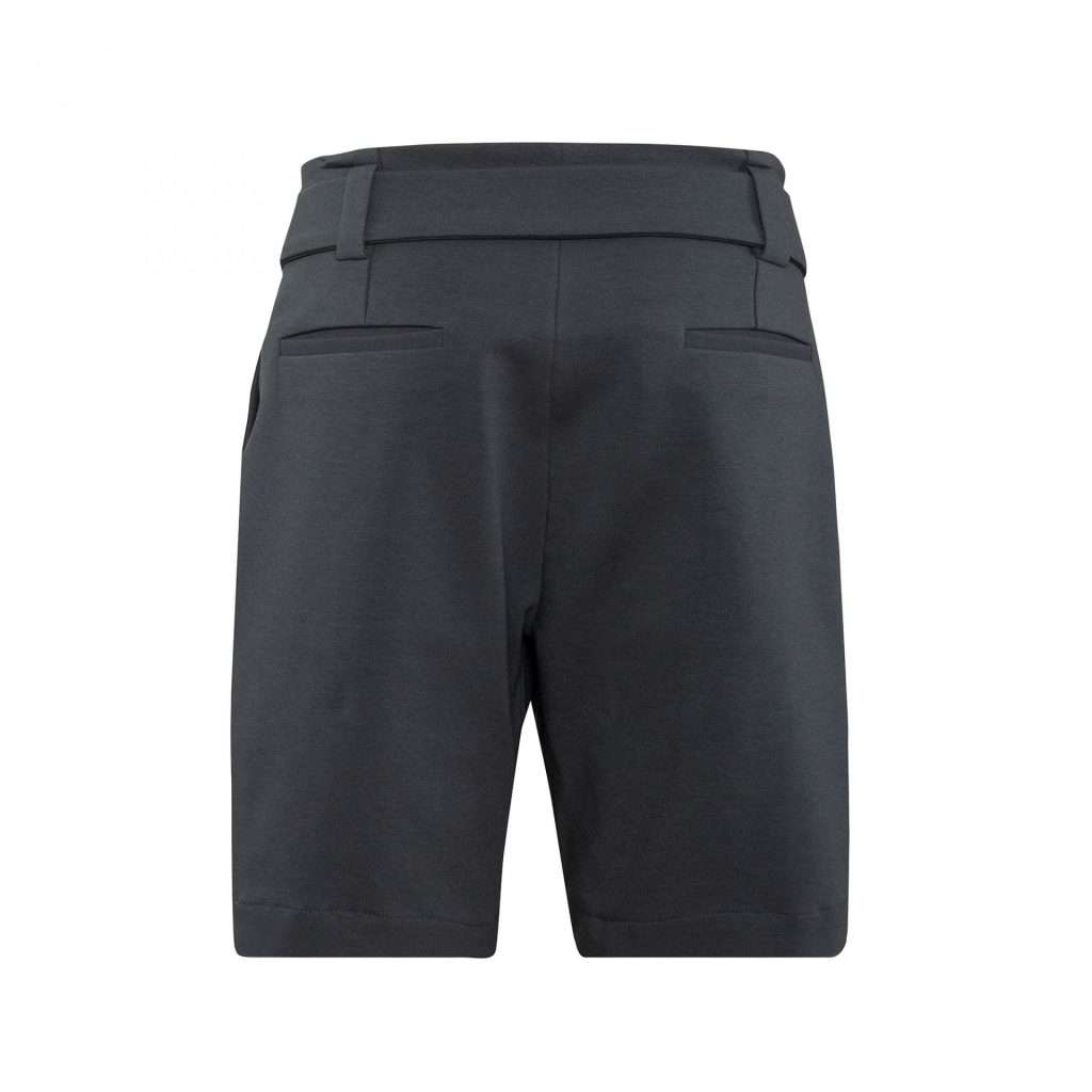 Dark Grey Gusset Shorts with Belt - Cultrite